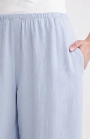 Theory Admiral Pull-on Wide Leg Pants - Cornflower