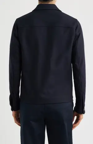 Theory Wyatt Wool Blend Bomber Jacket