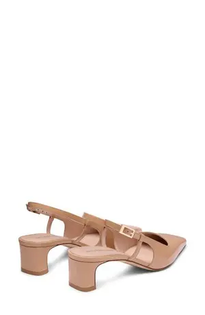 STUART WEITZMAN Slingback Pumps - Adobe