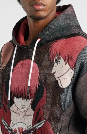VERYRARE X Naruto Sasori Tapestry Knit Hoodie