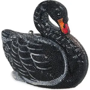 JUDITH LEIBER JUDITH LEIBER COUTURE Crystal Embellished Swan Clutch