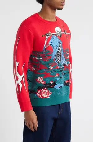 VERYRARE Skeleton Bushido Crewneck Sweatshirt