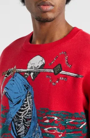 VERYRARE Skeleton Bushido Crewneck Sweatshirt