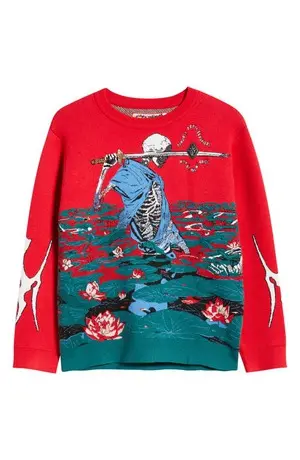 VERYRARE Skeleton Bushido Crewneck Sweatshirt