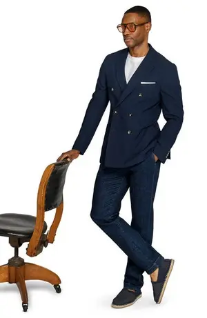 BROOKLYN BRIGADE Montrose Double Breasted Blazer