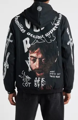 VERYRARE David Vs Goliath" Jacquard Tapestry Hoodie