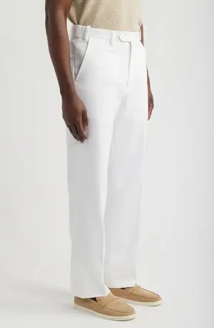 Berle Microfiber Flat Front Pants