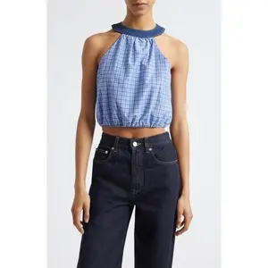 Cinq À Sept Cassidi Sleeveless Top - Bleu Crush/ultramarine Multi