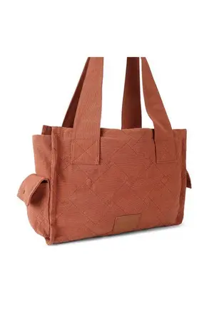Kurt Geiger Celia Canvas Tote Bag - Rust