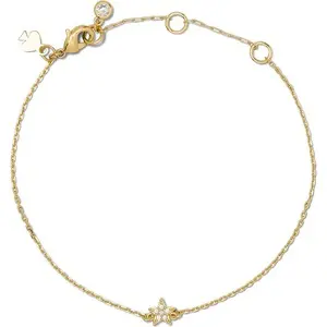 Kate Spade New York Star Charm Bracelet - Clear/gold