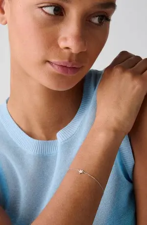 Kate Spade New York Star Charm Bracelet - Clear/silver