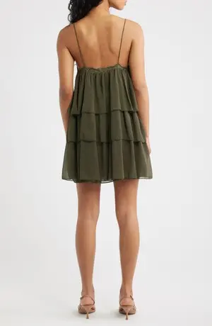 Mango Tiered Minidress