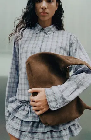 Mango Camisa Plaid Shirt