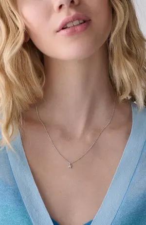 Kate Spade New York Mini Pavé Star Pendant Necklace