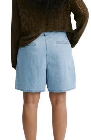 Mango Amelie Pleated Bermuda Shorts