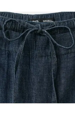 Mango Wide Leg Denim Pants