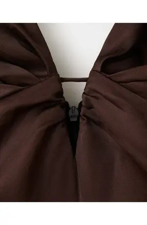 Mango Mono Deep V-neck Sleeveless Jumpsuit