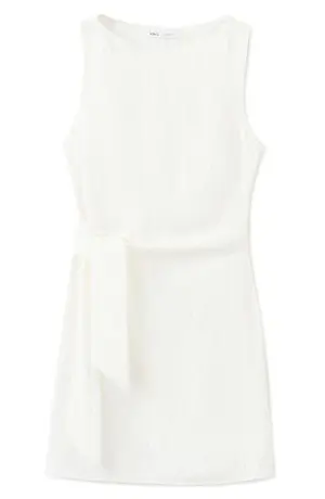 Mango Side Tie Minidress
