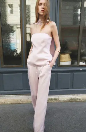 Mango Marina Scarf & Strapless Top Set