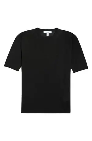 Max Mara Maceti Short Sleeve Silk & Cashmere Sweater