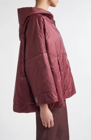Max Mara Oversize Water Repellent Hooded Puffer Jacket