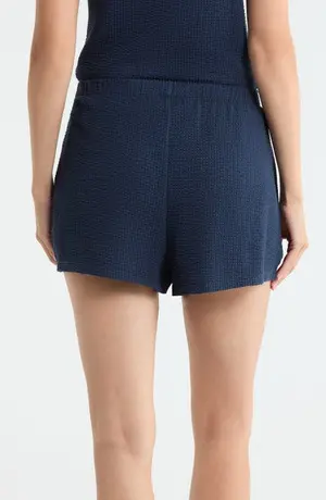 Lunya Organic Cotton Seersucker Lounge Shorts