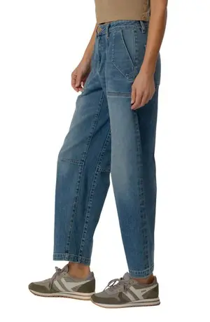 Kut From The Kloth Ashton High Waist Crop Barrel Jeans
