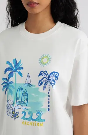 KULANI KINIS Boyfriend Graphic T-shirt