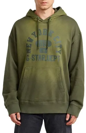 G-star Raw Logo Graphic Hoodie - Combat