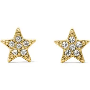 Kate Spade New York Pavé Mini Star Stud Earrings - Clear/gold