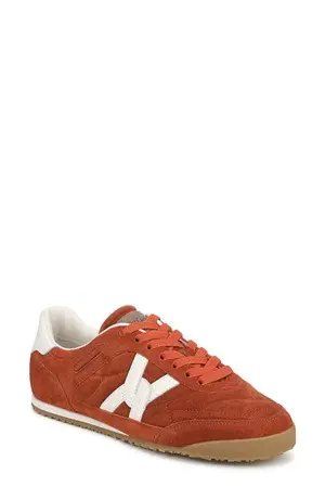 Veronica Beard Natalia Sneaker - Rust/orange Suede