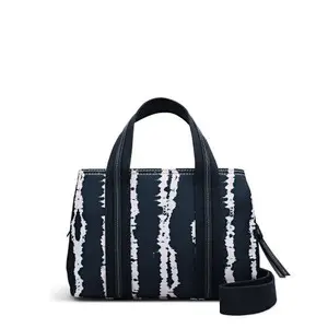 RADLEY Halley Row Tie Dye Stripe Ziptop Satchel Bag