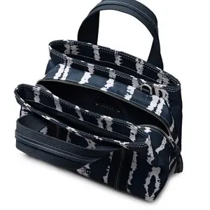 RADLEY Halley Row Tie Dye Stripe Ziptop Satchel Bag