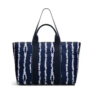 RADLEY Halley Row Tie Dye Stripe Ziptop Tote Bag