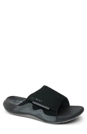 Reef Swell Cruiser Slide Sandals - Black