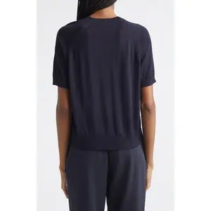 Moncler Raglan Sleeve Crewneck Top - Blue