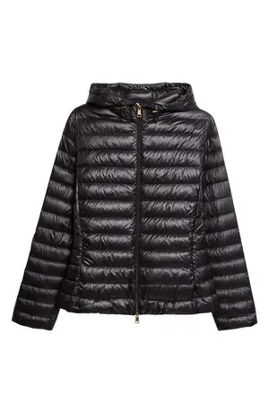 Moncler Hooded Down Puffer Jacket - Black