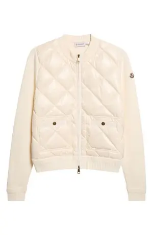 Moncler Quilted Front Cardigan