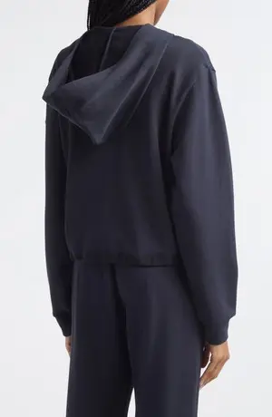 Moncler Mixed Media Zip Hoodie