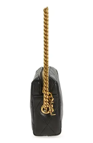 Saint Laurent Cassandre Bijou Matelassé Leather Wristlet