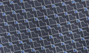 Canali Geometric Silk Tie