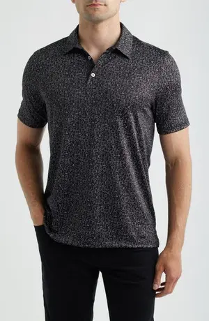 Johnston & Murphy Xc+™ Performance Game Day Polo - Black