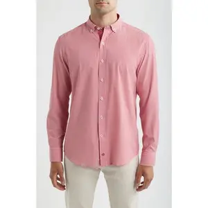 Johnston & Murphy Xc+™ Performance Game Day Gingham Button-up Shirt - Red