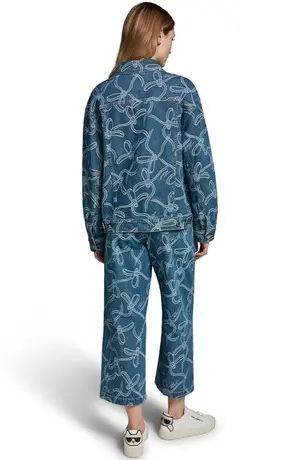 Karl Lagerfeld Paris Bow Denim Jacket