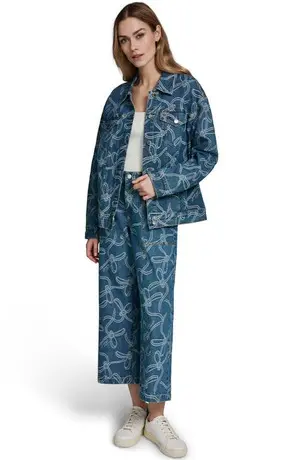 Karl Lagerfeld Paris Bow Denim Jacket