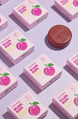 TONYMOLY Plum Bum Gentle Daily Body Exfoliating Bar