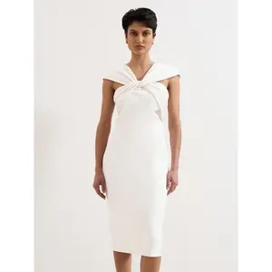 PHASE EIGHT Camela Sculptural Knot Sheath Dress