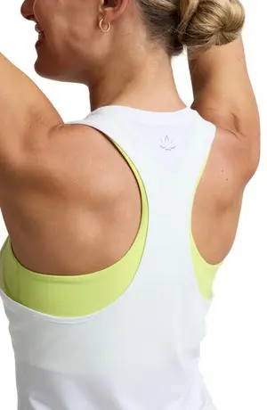 Beyond Yoga Breezeweight Performance Racerback Tank - White