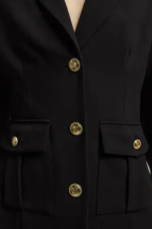 Karen Millen Military Single Breasted Blazer