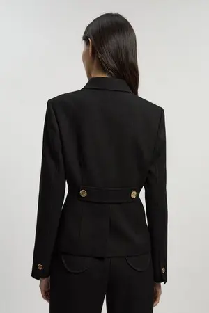 Karen Millen Petite Textured Tailored Jacket